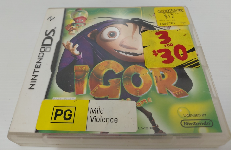 Bulk Lot of Nintendo Ds Games Spyro, iGOR, Worms, Cubic Ninja, Sam ...