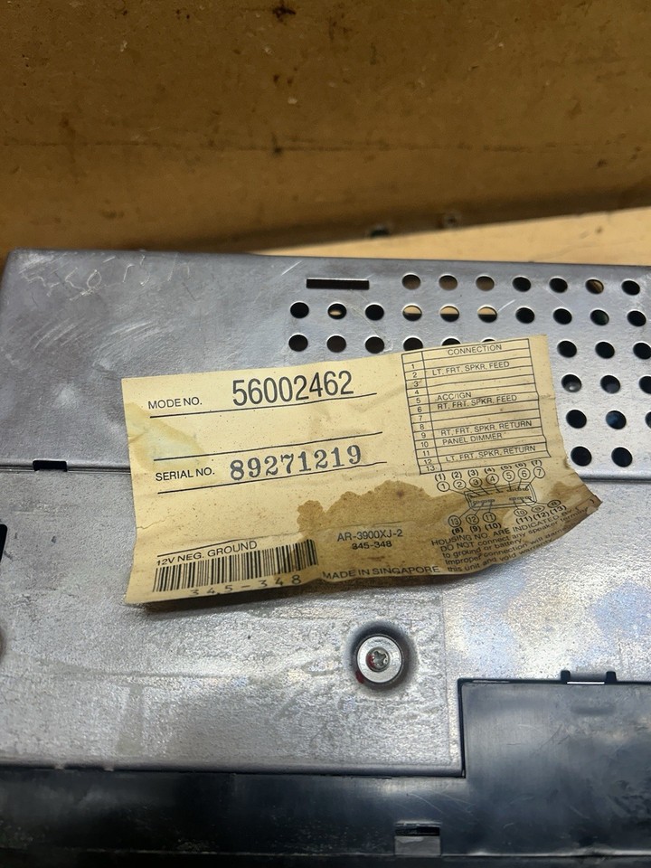 AM Radio 56002462 Jeep Cherokee XJ Comanche MJ OEM Original AMC with ...