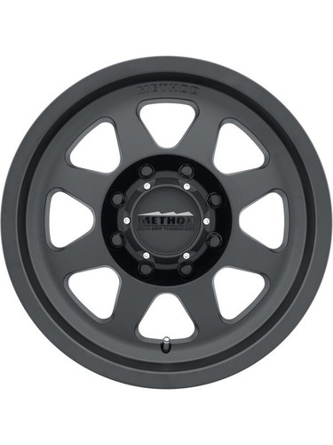 Method MR701 17x8.5 0mm Offset 8x6.5 130.81mm CB Matte Black Whe ...