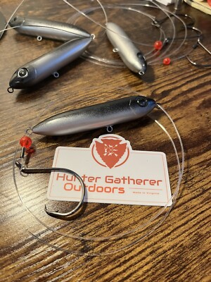 Custom Painted Santee Cooper Rig 80# Leader 8/0 Circle Hook | eBay