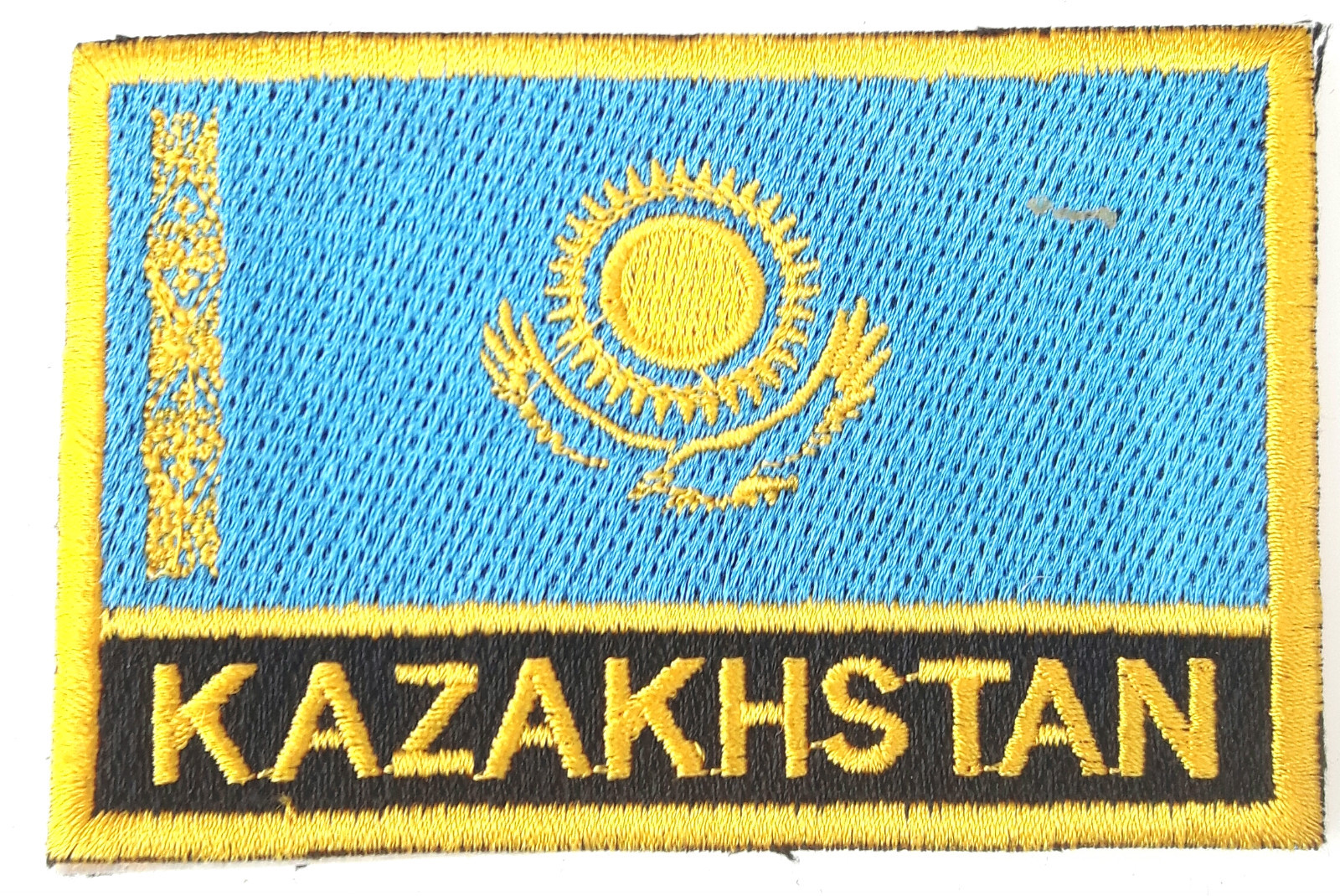 Kazakhstan Embroidered Sew or Iron on Patch Badge | eBay