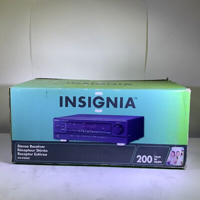 Insignia NS-R2000 2 Channel HiFi AM FM Stereo Receiver - NG Y1A | eBay