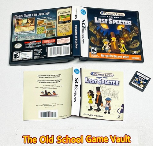 Professor Layton And The Last Specter - Authentic Complete Nintendo DS ...