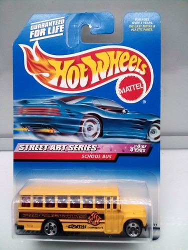 Hot Wheels - Mainline / American School Bus - Yellow - Street Art ...