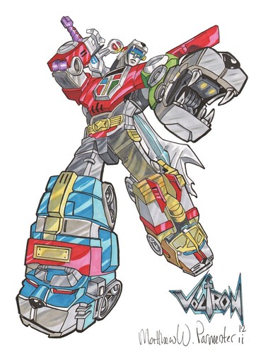 Voltron Print SIGNED by MATTHEW PARMENTER | eBay