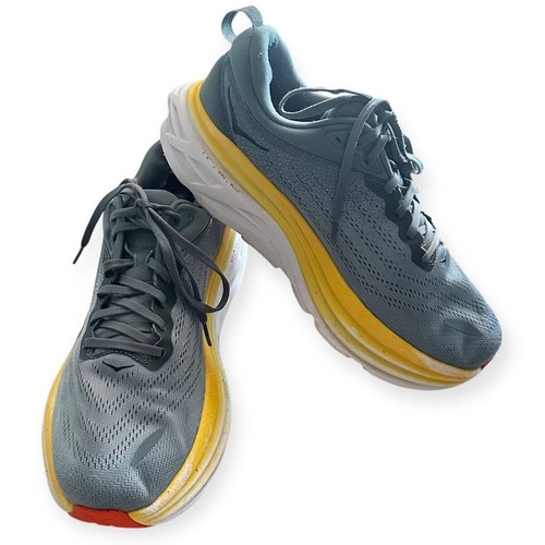 Hoka One Bondi 8 Running Sneakers Goblin blue Mountain Spring 10 Extra ...