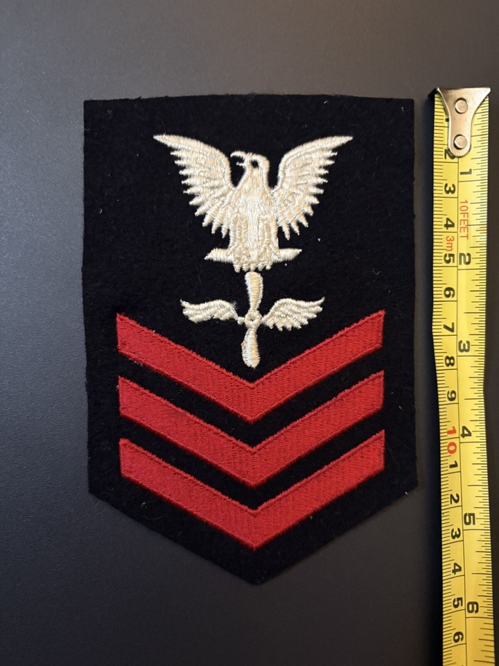Vintage U.S. Navy Patch. Aviation Mechanic’s Mate. Chief Petty Officer ...