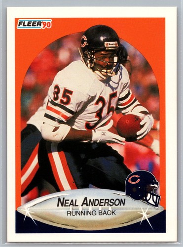 Neal Anderson 1990 Fleer FOOTBALL #288 Chicago Bears | eBay