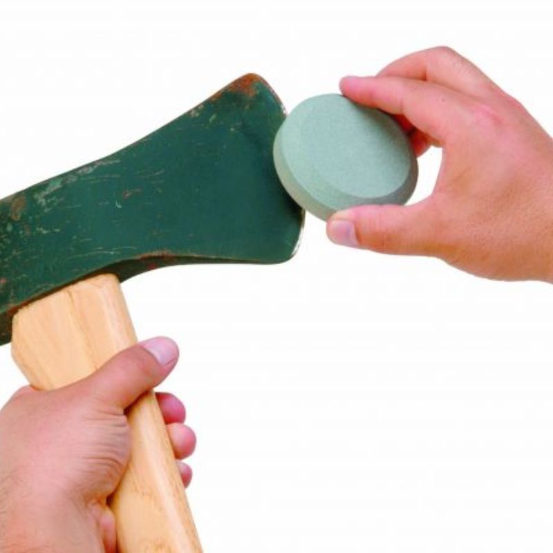 Lansky Puck Hand Tool Round Dual Grit Sharpening Stone Axe Blade Edge ...
