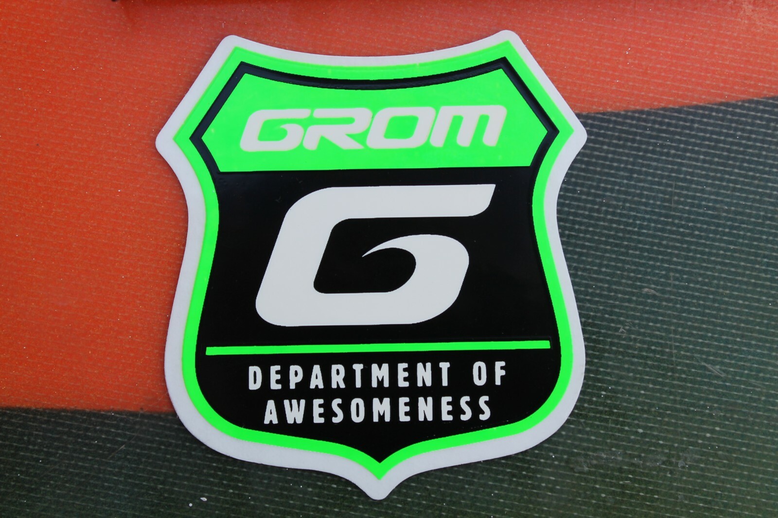 GROM Army Department Of Awesome Highway Sign Green V15a Vintage Surfing ...