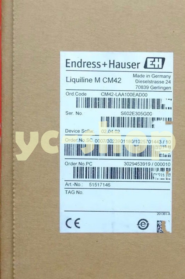 NEW E+H CM42-LAA100EAD00 Single Channel Transmitter Fast Shipping via ...