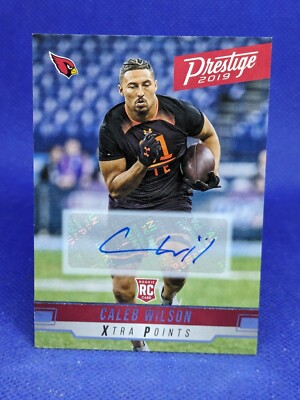 2019 Panini Prestige Xtra Points Signatures Caleb Wilson #236 Rookie ...