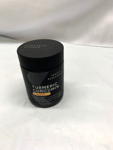Sports Research Turmeric Curcumin C3 Complex w/Bioperine,60 Softgels-Ex ...