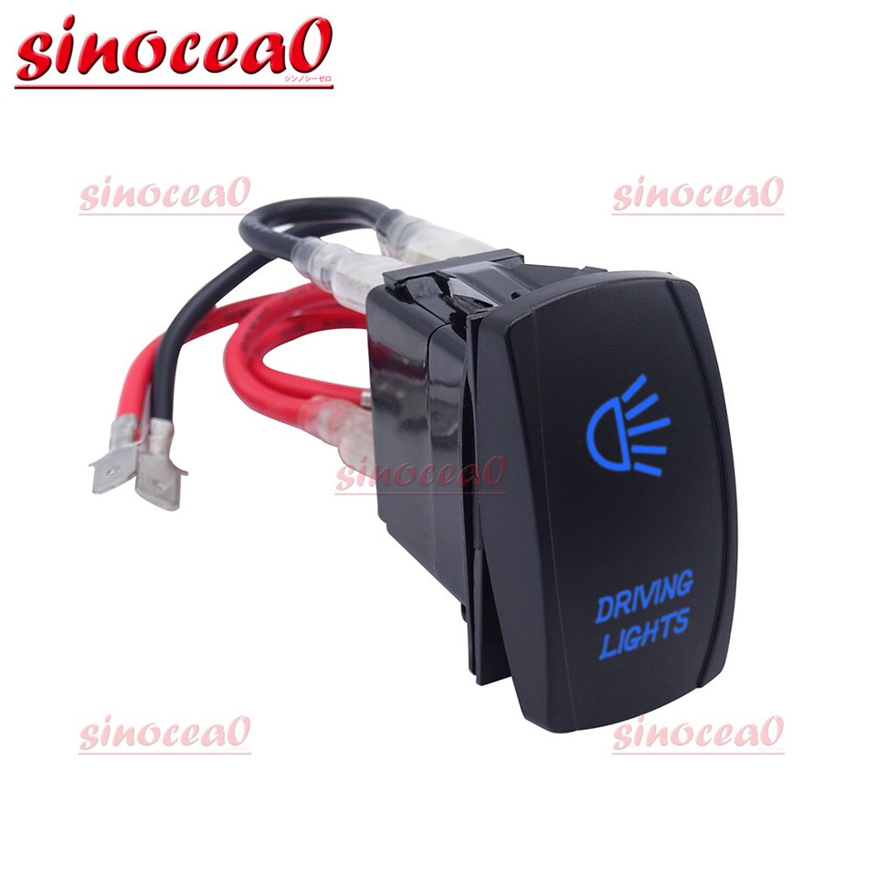 2023 2024 Backlit Light Bar Control Rocker Toggle Switch For ATV UTV ...