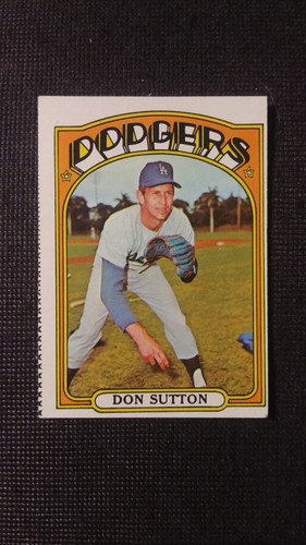 1972 Topps Baseball card # 530 Don Sutton (G TO VG) | eBay
