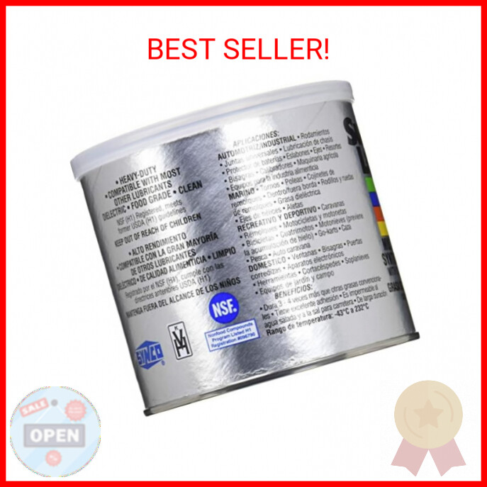 Super Lube 41160 Synthetic Grease (NLGI 2), 14.1 oz Canister ...