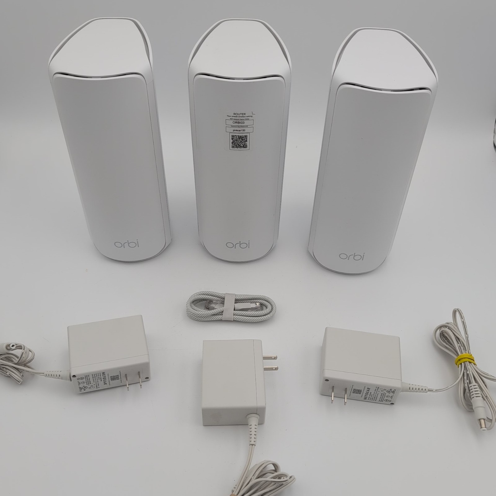 Netgear Orbi 770 Series Tri-band Mesh Wi-Fi 7 System 3-pack - White ...