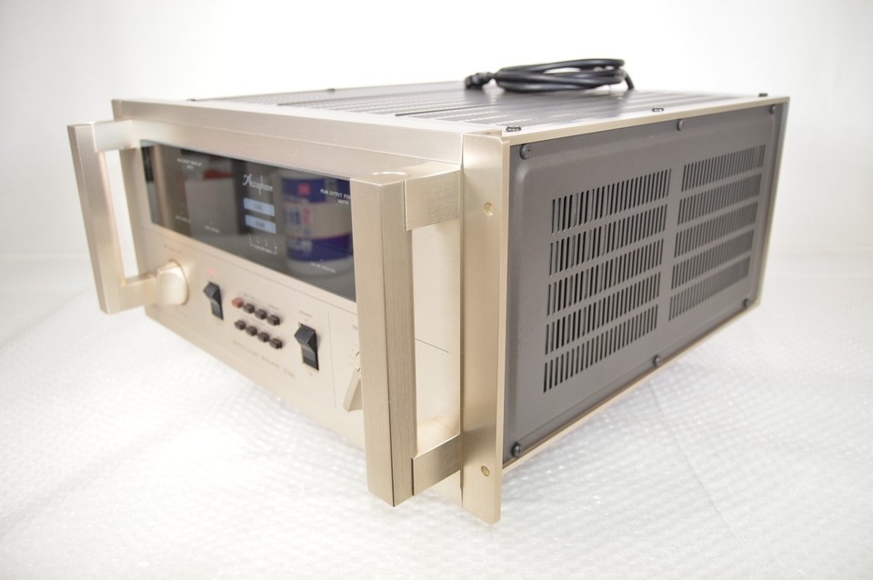 Accuphase P-600 Stereo Power Amplifier Gold Vintage Tested Excellent W ...