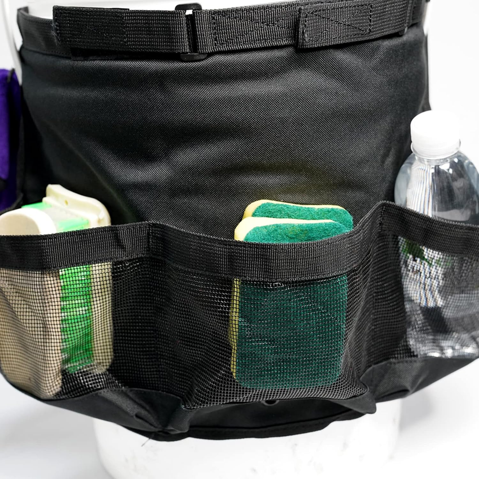 Car Wash Bucket Tool Organizer for 5 Gallon Bucket with Towel Holder ...