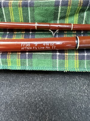 Fenwick FeraLite FF98 2-Piece FLY FISHING ROD 9' 4 3/4 with Matching ...
