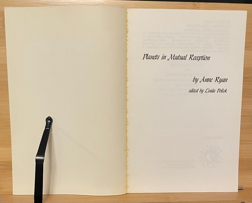 PLANETS IN MUTUAL RECEPTION BY ANNE RYAN, ASTROLOGY | eBay