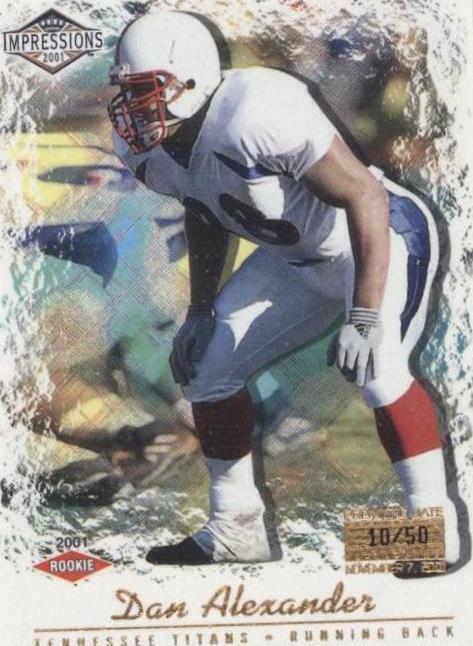 2001 Pacific Impressions - Dan Alexander #212 Premiere Date /50 for ...