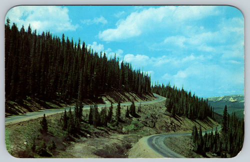 c1950s Switchbacks Berthoud Pass Hwy US 40 Colorado West Slope Vintage ...