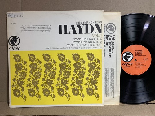 HAYDN Symphonies Vol.4 Nos .9, 10, 11 / Max Goberman ODYSSEY 32 16 0082 ...