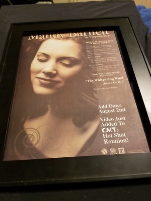 Mandy Barnett The Whispering Wind Rare Original Radio Promo Poster Ad ...