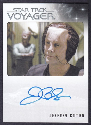 STAR TREK VOYAGER QUOTABLE AUTOGRAPH JEFFREY COMBS AS PENK | eBay Australia