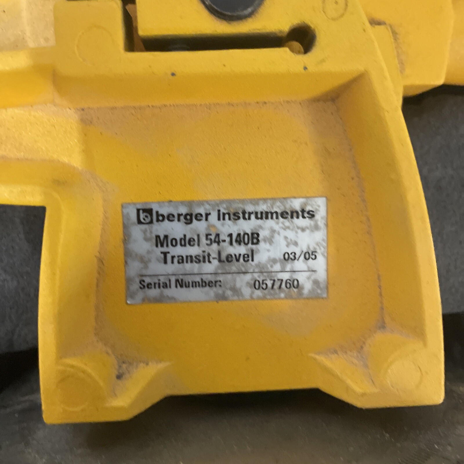 Berger Instruments Model 54-140B Transit-Level with case | eBay