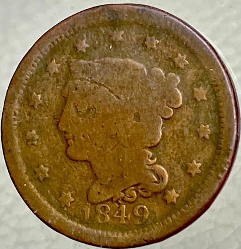1849 Large Cent United States Braided Hair Mintage: 4,178,500 | eBay