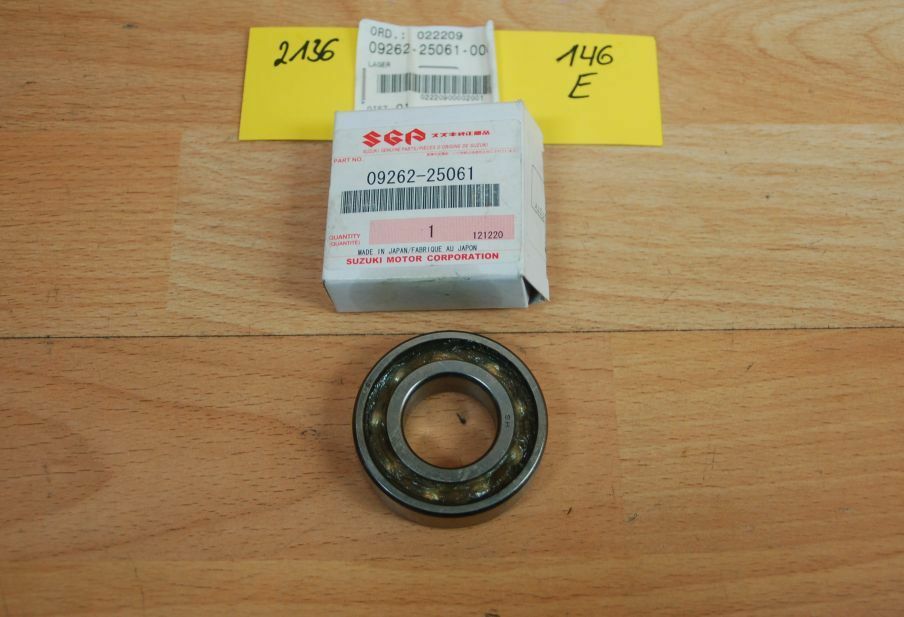 Suzuki Lager 09262-25061 Original Genuine NEU NOS xs2136 | eBay
