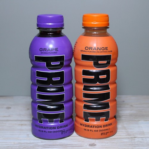 (2 Pack) Prime GRAPE + ORANGE Hydration Drink 16.9 oz. DISCONTINUED ...