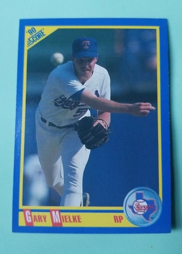 1990 Score Gary Mielke Rookie Texas Rangers #574 | eBay