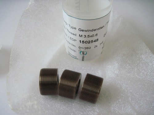 (Qty 3) LMT Fette 1502548 Thread Rolls M3.5 x 0.6 2K HS Type 01 | eBay