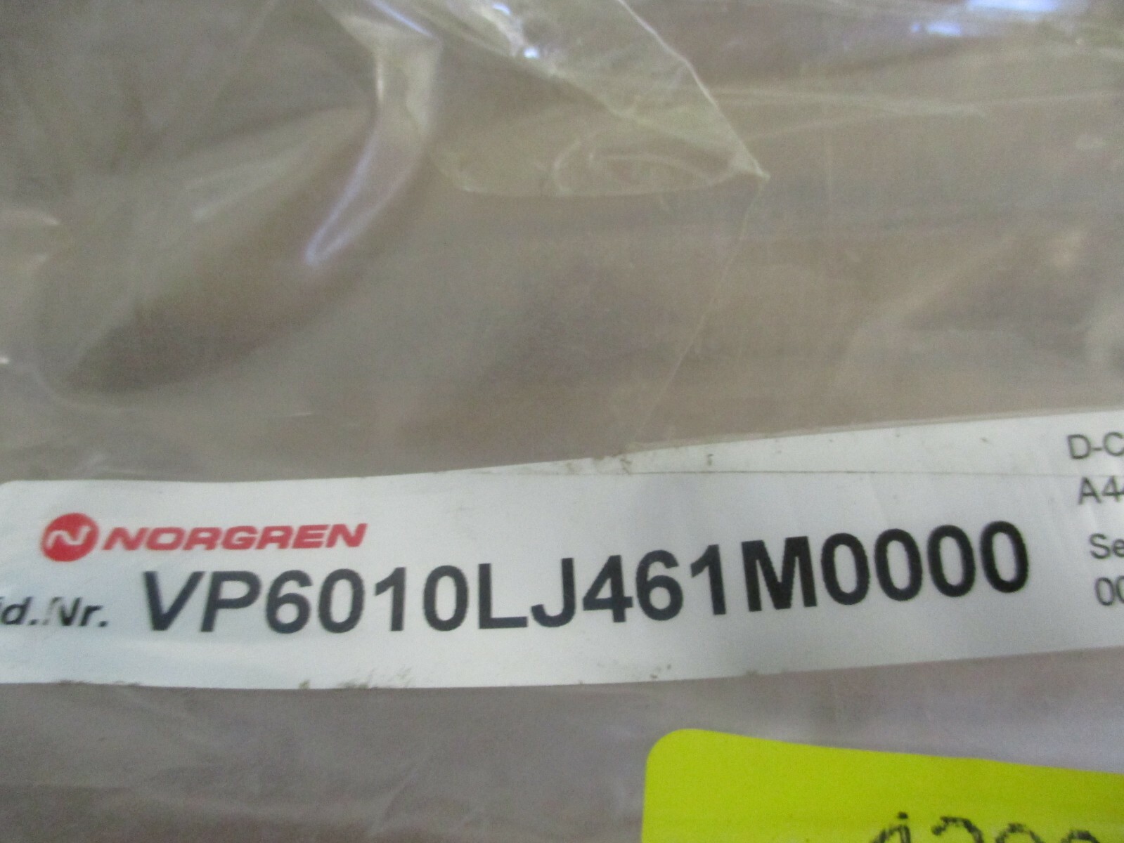 Norgren: VP60 Proportional Valve. Id Nr. VP6010LJ461M0000. Unused Old ...
