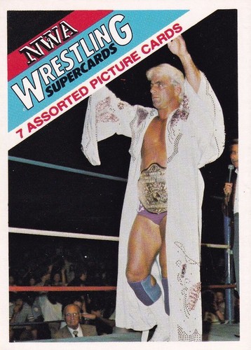 Ric Flair NWA Wrestling Trading Card Supercards Promotional Checklist ...