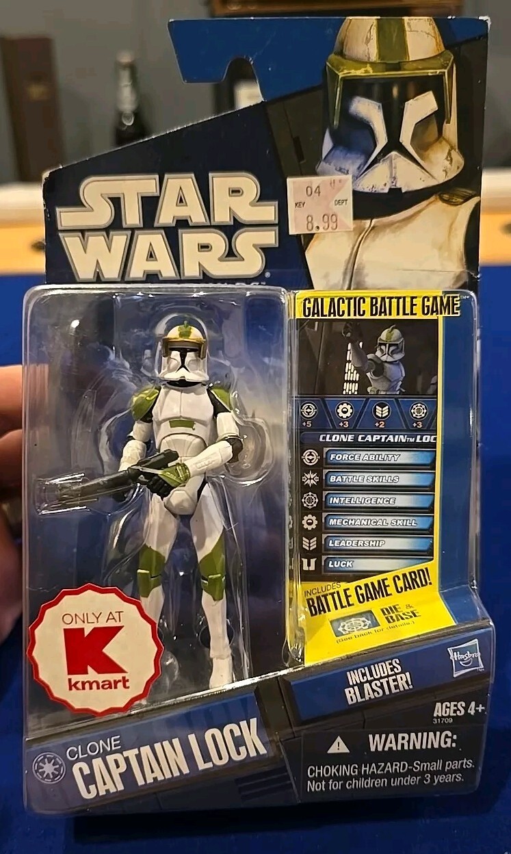 Star Wars The Clone Wars Clone Captain Lock K-Mart Exclusive Brand New ...