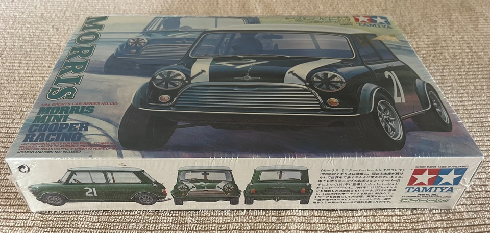 Tamiya Morris Mini Cooper Racing Car Model Kit 1 : 24 Scale 24130 ...