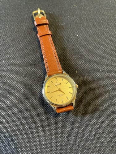 New LIMIT Ladies Gold Tone Quartz Watch Running New Battery Great Item ...