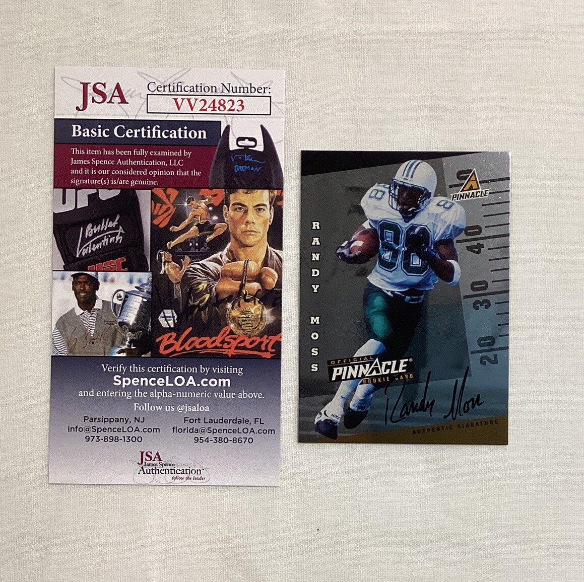 Randy Moss Autographed Memorabilia | Signed Photo, Jersey, Collectibles ...