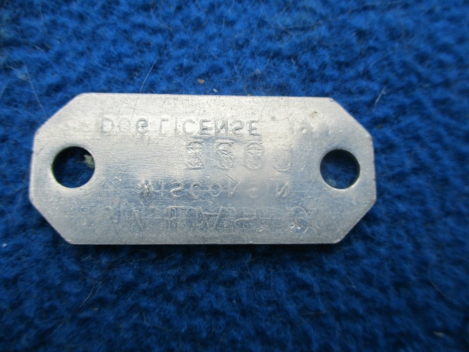 1961 WISCONSIN ST CROIX COUNTY DOG TAG LICENSE ALUMINUM | eBay