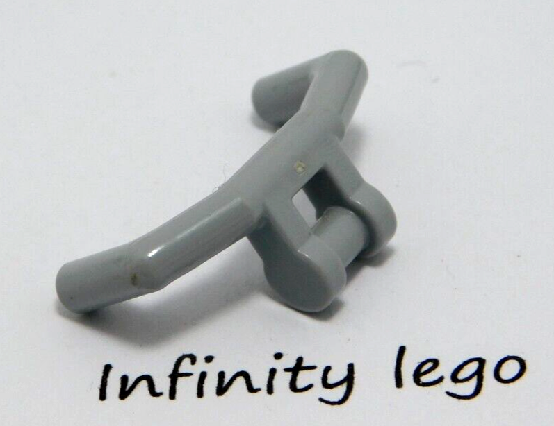 6 LEGO Light Bluish Grey Large Minifig Handlebar Bike Steering Scooter ...