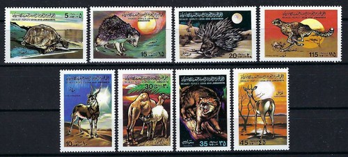 Libya - 1979 8v. MNH Wild Animals Fauna Mammals | eBay