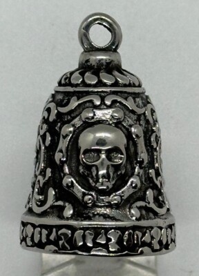 Stainless Steel Skull Chain Ride Bell Gremlin Bell, Spirit or Guardian ...