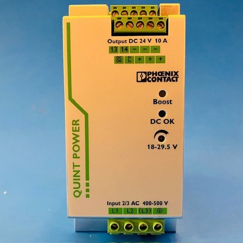 Phoenix Contact Power Supply QUINT-PS/3AC/24DC/10 3-Phase 24VDC / 10A ...