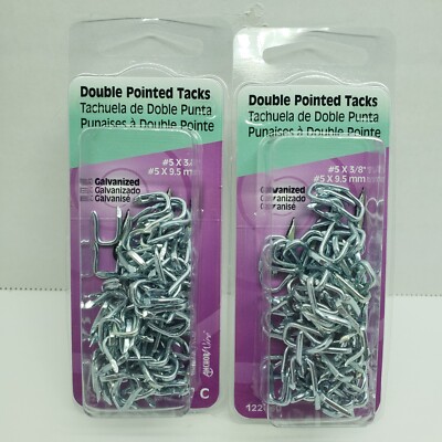 Hillman Anchor Wire Double Pointed Tacks GV #5x3/8" 1.5 oz. #122660 2 ...