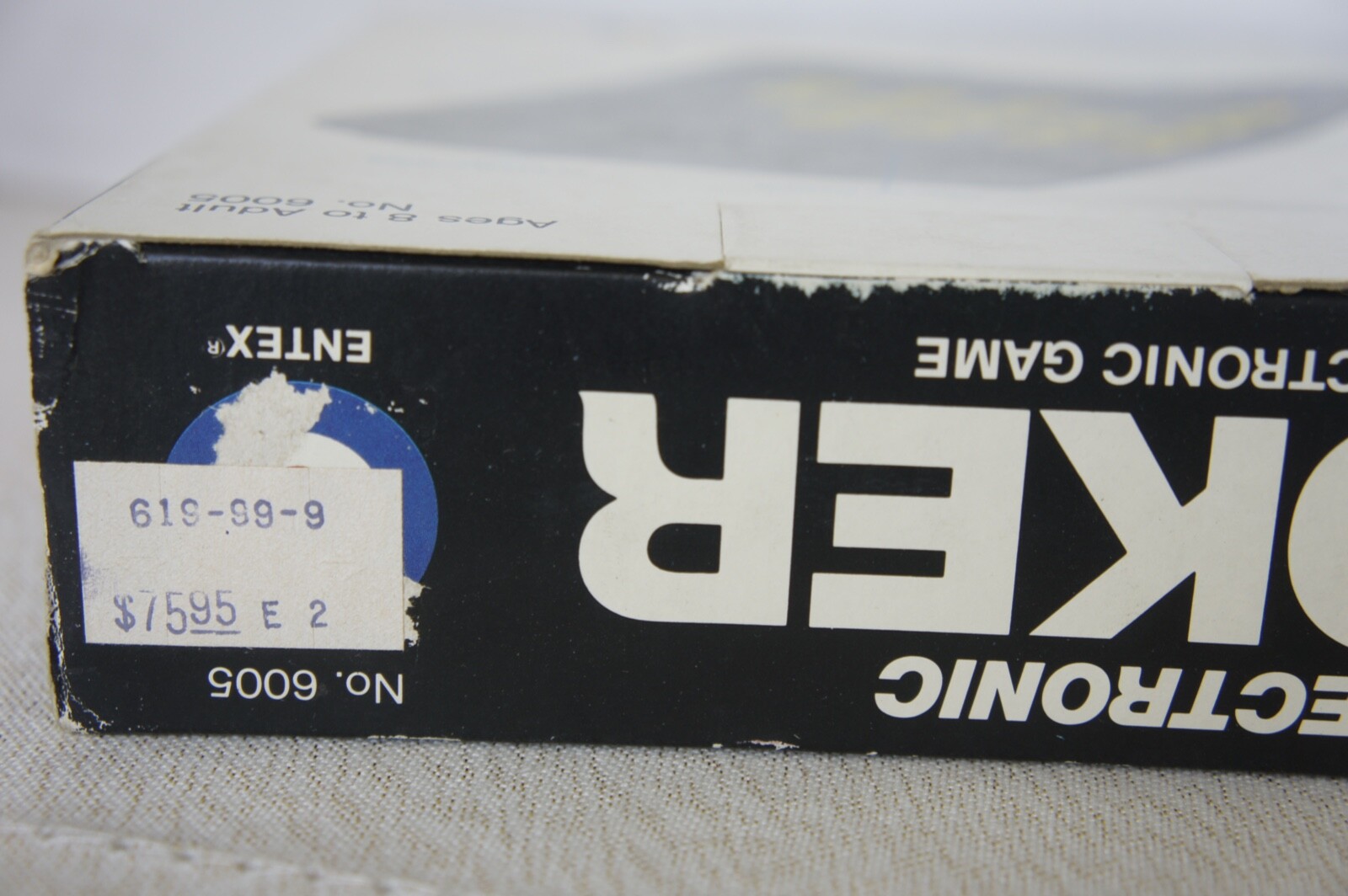 Electronic Poker 1979 vtg Entex Electronic handheld video game card ...