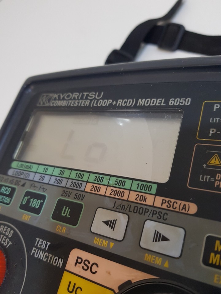 Kyoritsu 6050 Multifunktionstester Combitester Loop RCD ...